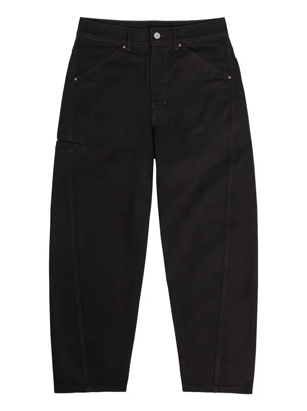 LEMAIRE Twisted Barrel-leg Jeans - Black