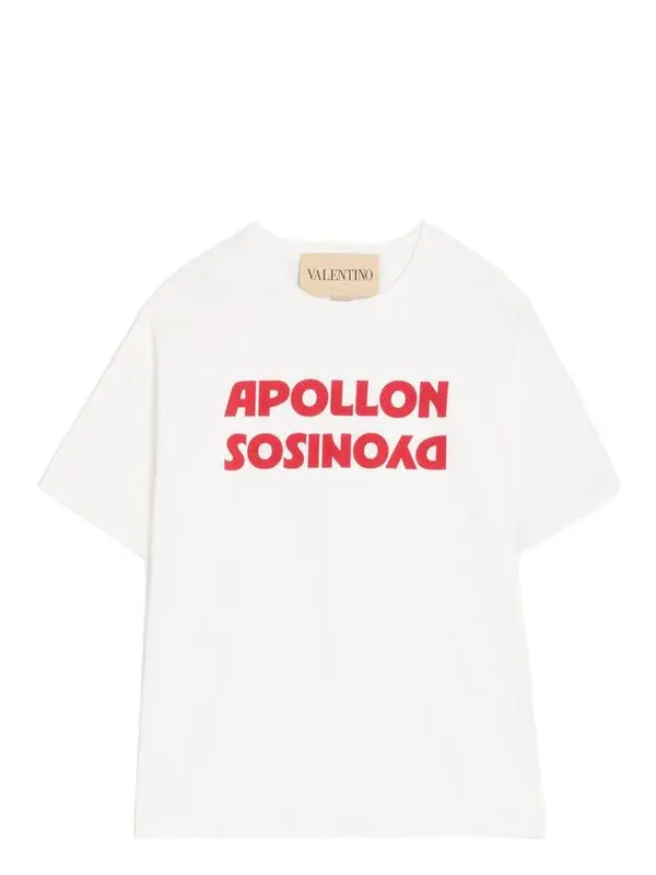 Valentino Garavani T-shirt With Apollon/dyonisos - White/red