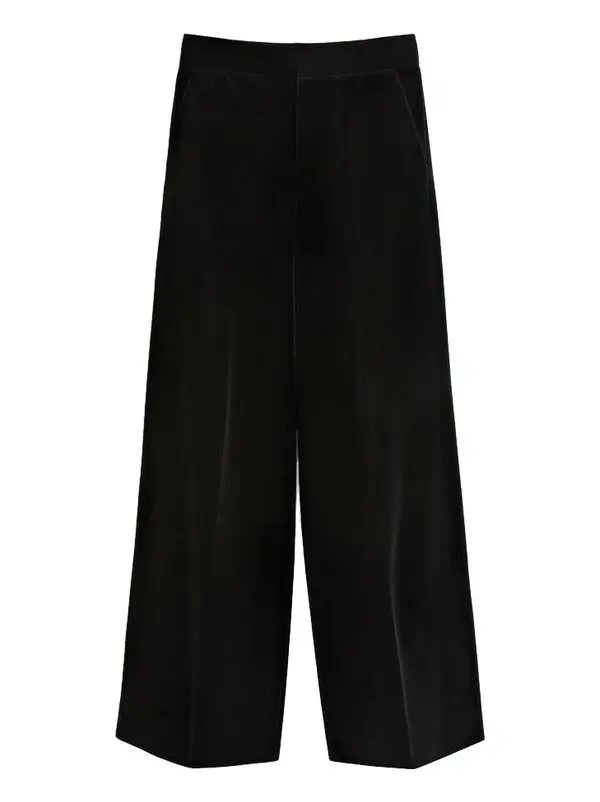 Valentino Garavani Cotton Velvet Trousers - Black