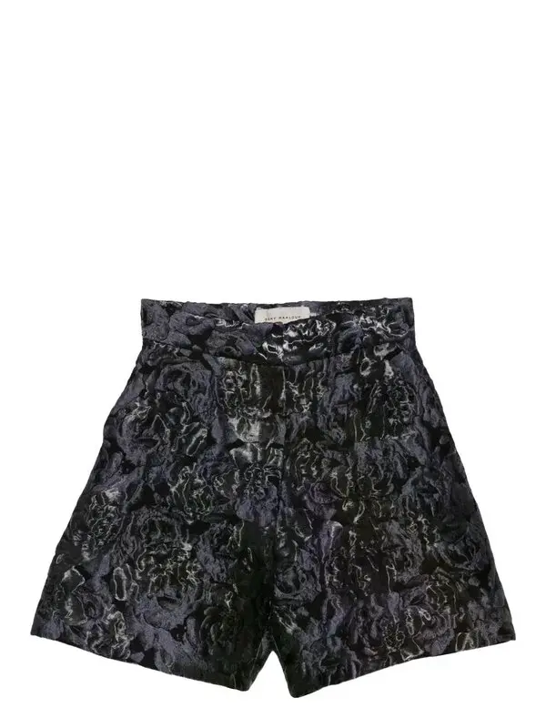 GEMY MAALOUF Floral-pattern Shorts - Blue