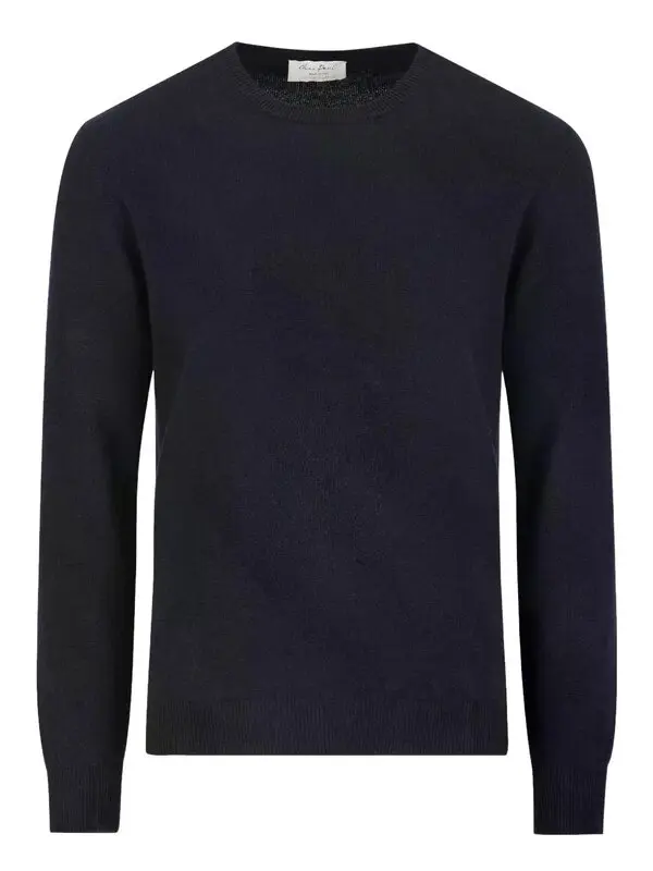 CHEZ PAUL Ribbed Cashmere Sweater - Blue