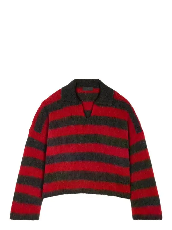 Alanui Striped Sweater - Red
