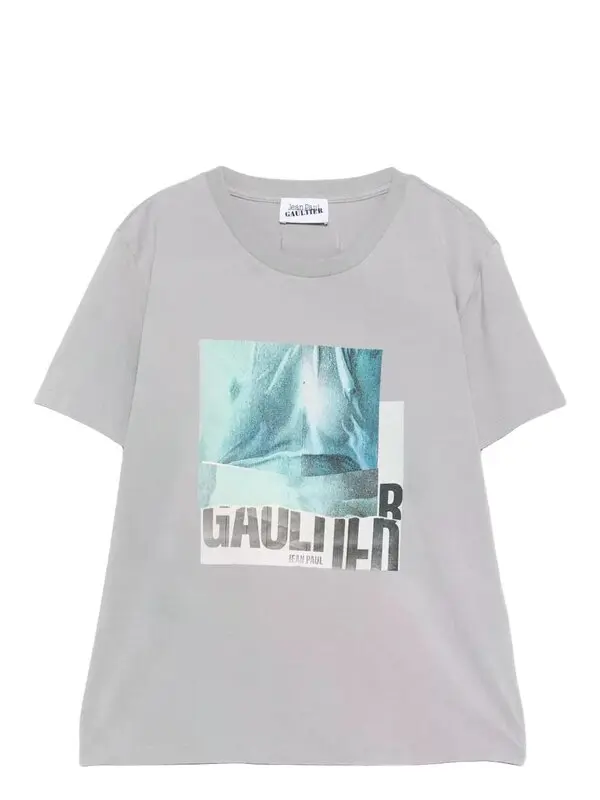 JEAN PAUL GAULTIER Graphic-print T-shirt - Grey
