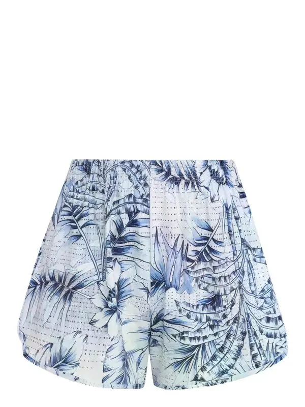 LYGIA & NANNY Lee Floral-print Shorts - Blue