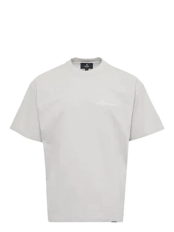 REPRESENT Script-logo T-shirt - Neutrals