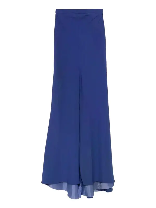 GEMY MAALOUF High-low A-line Long Skirt - Blue