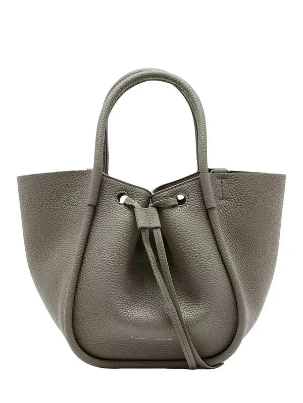 Proenza Schouler Ruched Drawstring Top-handle Tote Bag - Grey