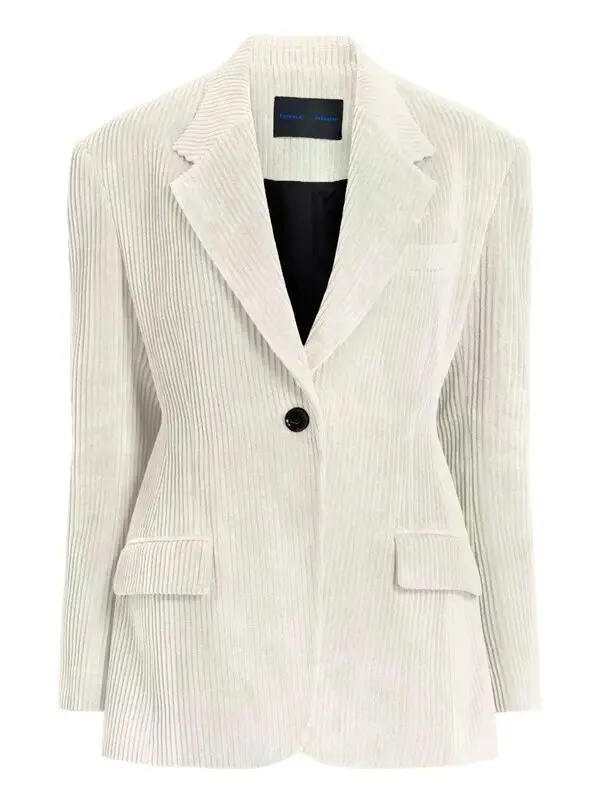 Proenza Schouler Corduroy Single-breasted Blazer - Neutrals