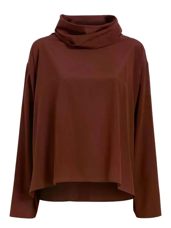 Proenza Schouler Roll-neck Top - Brown
