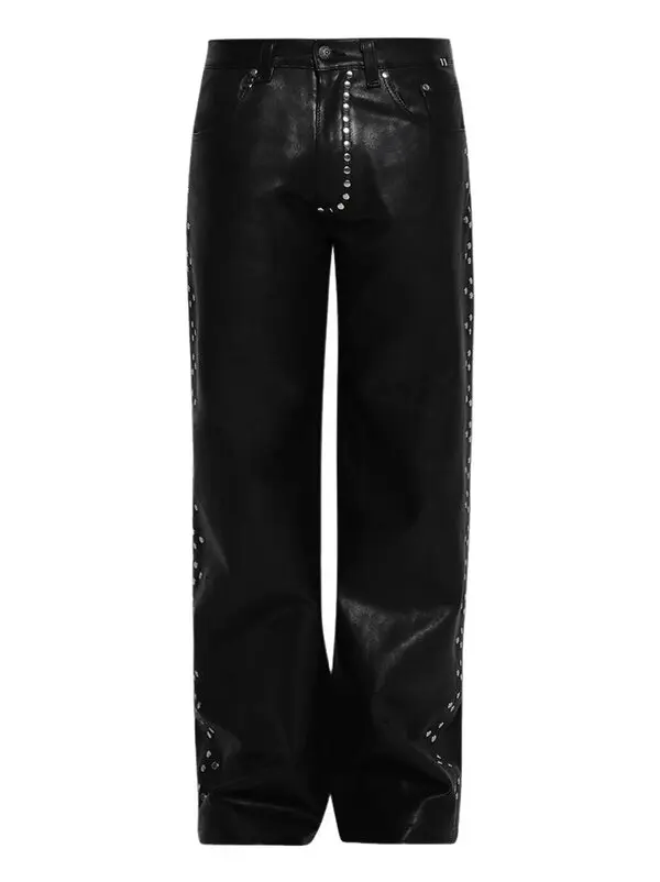 EARTHLING VIP David Leather Pants - Black