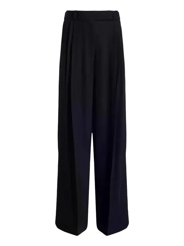 Proenza Schouler Pleated Palazzo Pants - Black