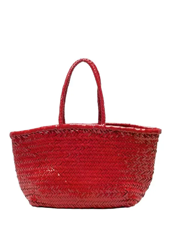 Dragon Diffusion Triple Jump Leather Tote Bag - Red