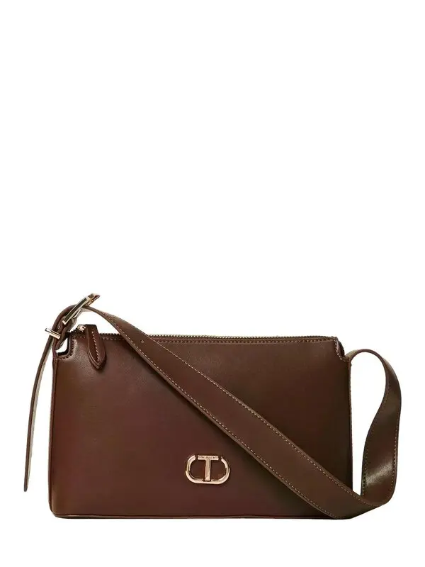 TWINSET Buckle-strap Shoulder Bag - Brown
