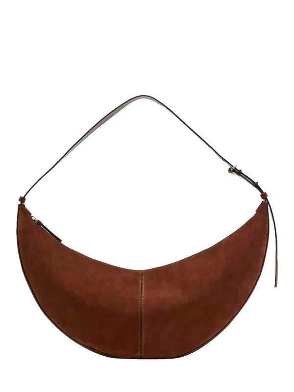 Proenza Schouler Slide Suede Shoulder Bag - Brown