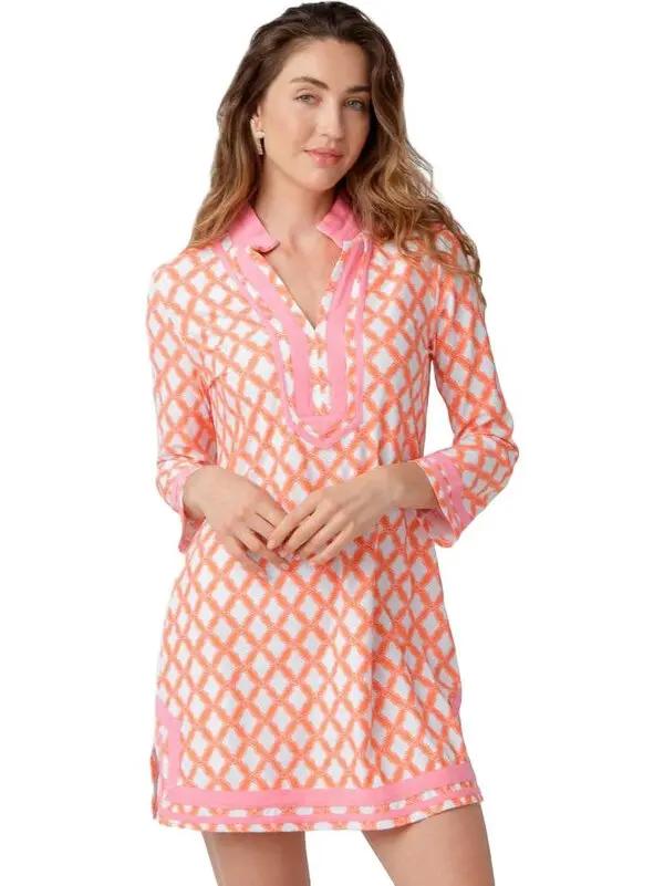 CABANA LIFE Tunic Dress With Upf 50+ Fabric - Oasis