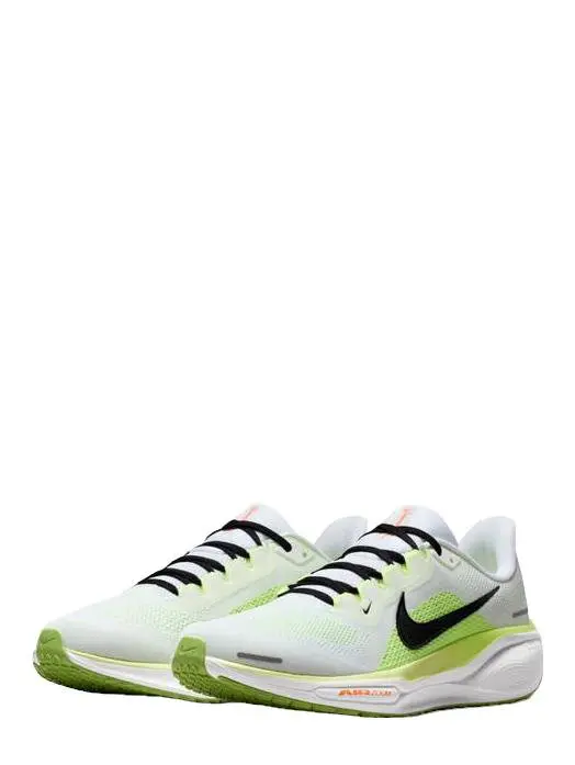 Nike Air Zoom Pegasus 41 Running Shoe - White/black/lime
