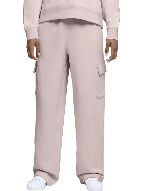 PUMA Elevated Essentials Straight Leg Cargo Pants - Pink