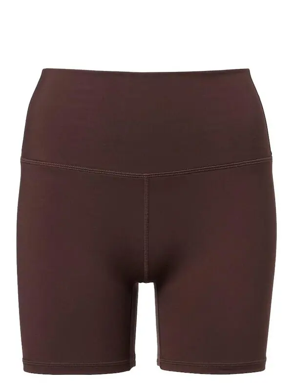 Varley Freesoft High-rise Biker Shorts - Brown
