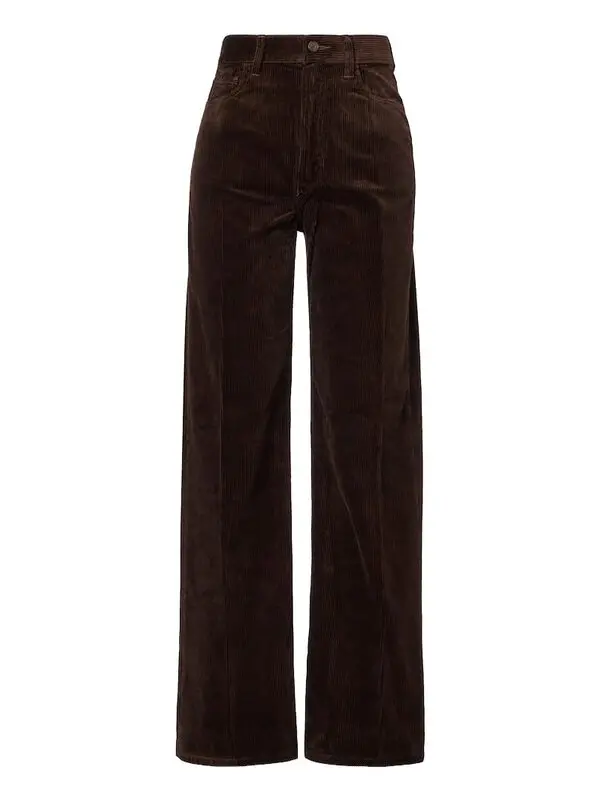 Polo Ralph Lauren High-rise Wide-leg Corduroy Pants - Brown