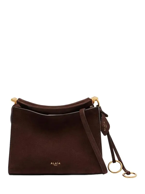 Alaïa Le Click Small Suede Shoulder Bag - Brown