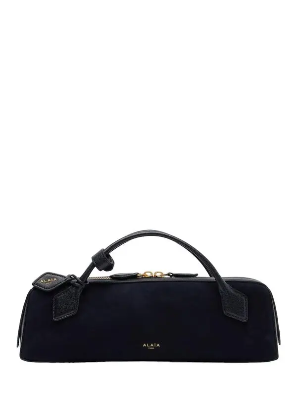 Alaïa Le Teckel Small Calf Hair Clutch - Blue