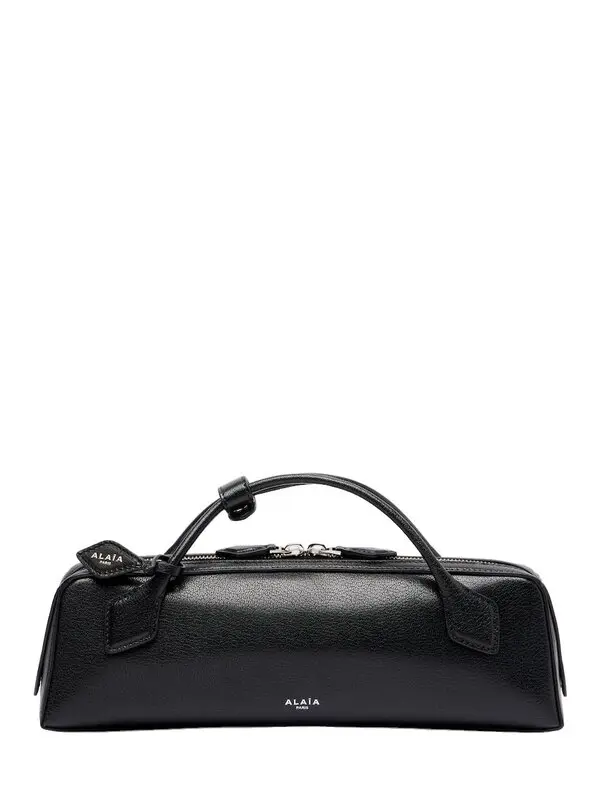 Alaïa Le Teckel Small Leather Clutch - Black