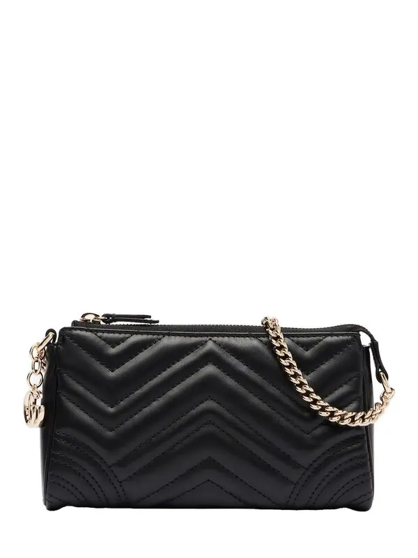 Gucci Gg Marmont 2.0 Mini Leather Shoulder Bag - Black