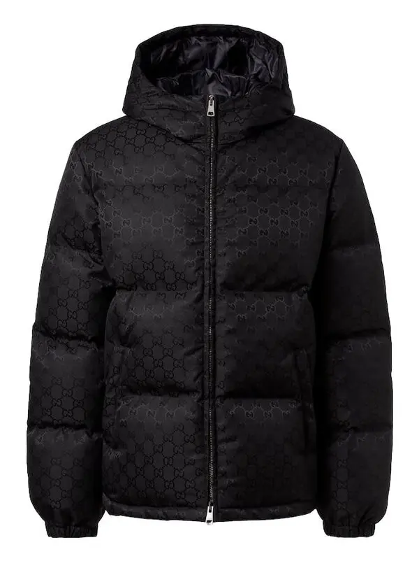 Gucci Gg Down Jacket - Black