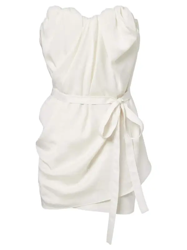 VIVIENNE WESTWOOD Susana Draped Corset Dress - White