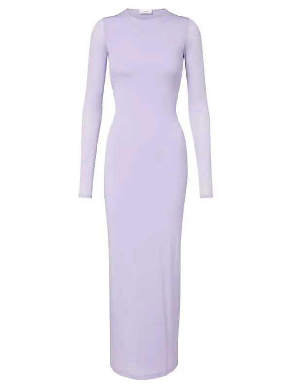 Wardrobe.NYC Jersey Maxi Dress - Purple
