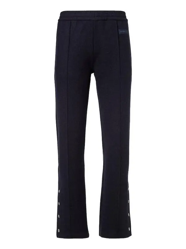Givenchy Wool And Cashmere-blend Pants - Blue
