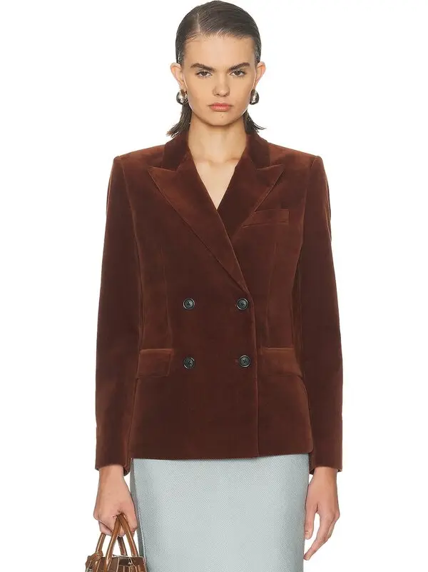 NILI LOTAN Veda Jacket - Burnt Sienna