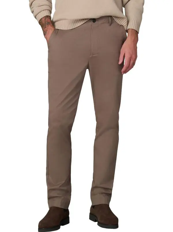 JOE'S Skinny Fit Flat Front Cotton Twill Chinos - Falcon