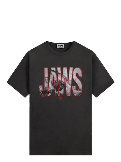 Kith X Jaws Shark Attack Vintage Tee Shirt - Black