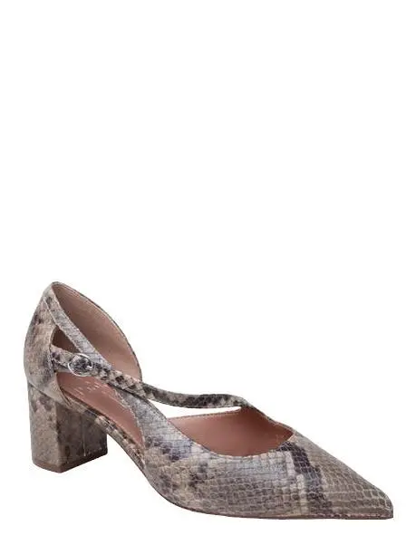 Linea Paolo Pointed Toe D'orsay Pumps - Putty
