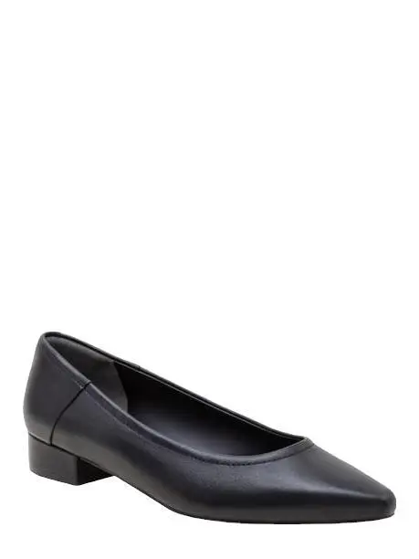 Linea Paolo Becky Leather Pumps - Black