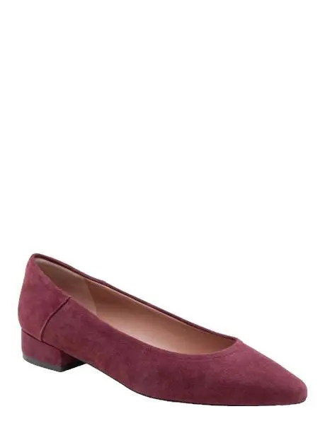 Linea Paolo Becky Leather Pumps - Dark Burgundy