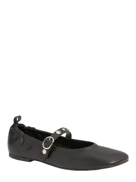 OPEN EDIT Amethyst Mary Jane Ballet Flats - Black