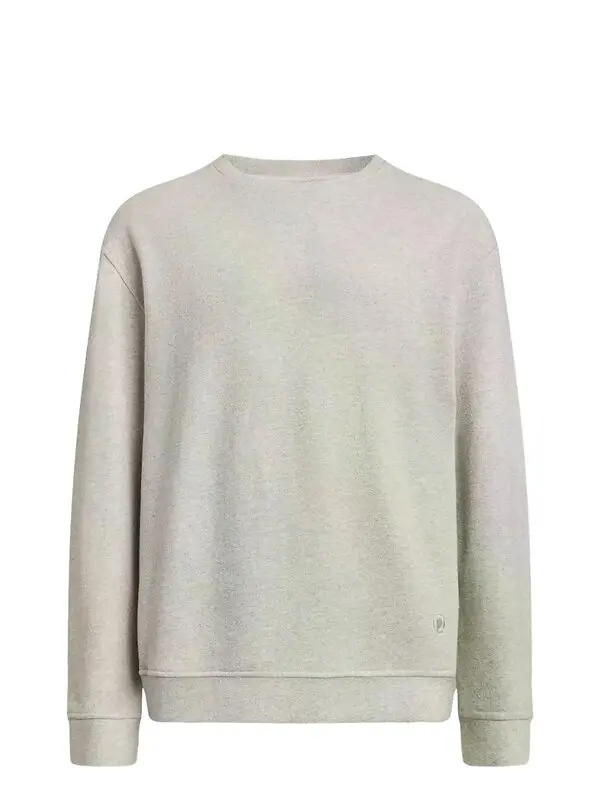 12 STOREEZ Crew-neck Long-sleeve Sweatshirt - Grey