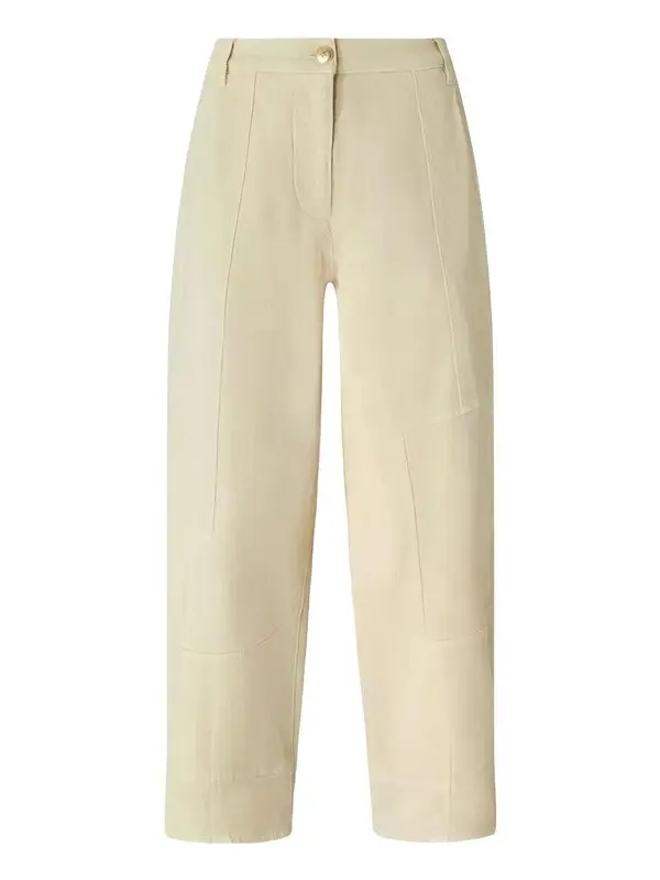 Pinko Paneled Cropped Trousers - Neutrals