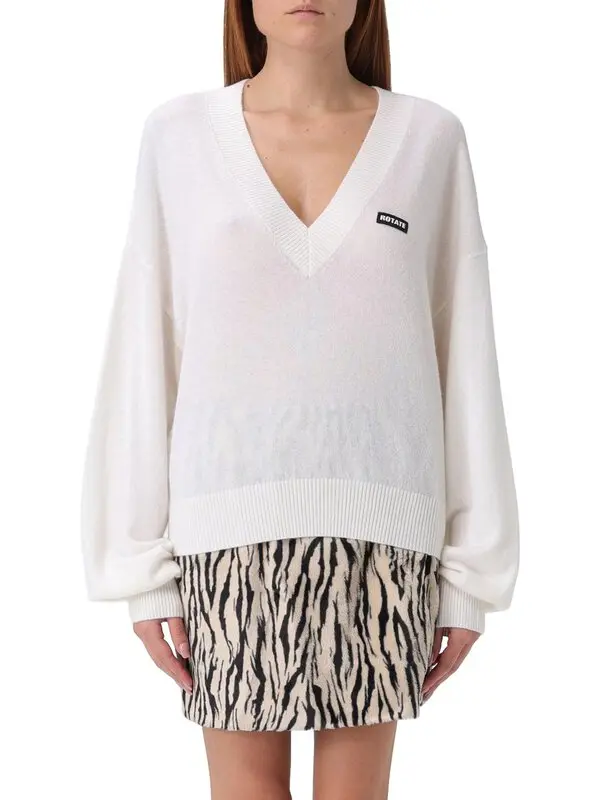 ROTATE BY BIRGER CHRISTENSEN Pullover Sweater - White