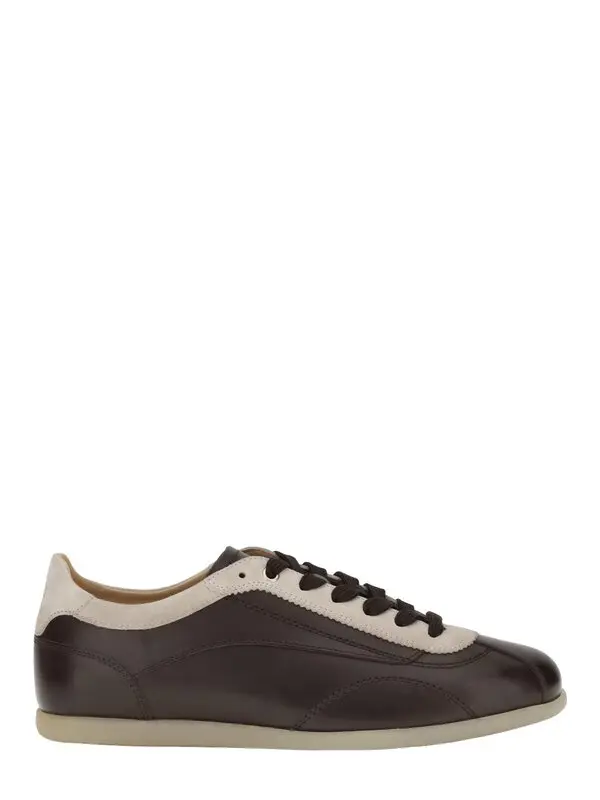 Brunello Cucinelli Lace-up Sneakers - Ebony