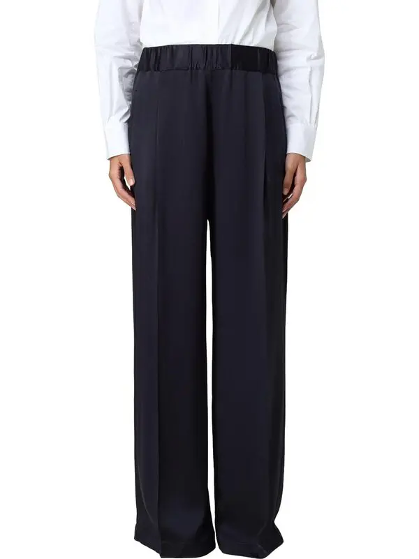 SEMICOUTURE Wide Leg Trousers - Black