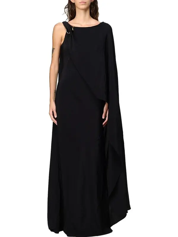 Erika Cavallini Asymmetrical Dress - Black