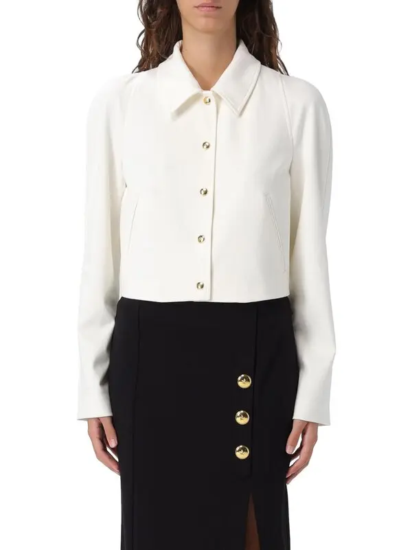 Pinko Cropped Jacket - White