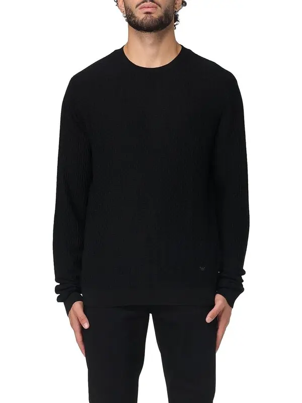 Emporio Armani Pullover Sweater - Black