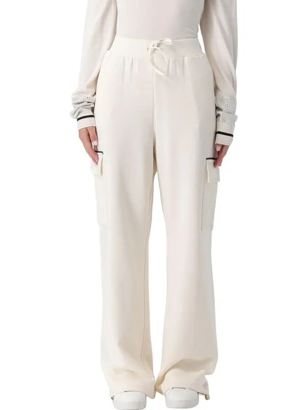 Liu Jo Wide Leg Trousers - White