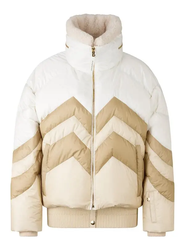 Bogner Valea Down Ski Jacket - Off-white/beige