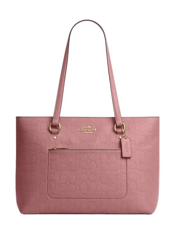 COACH® Station Tote Bag - Pebbled Leather/gold