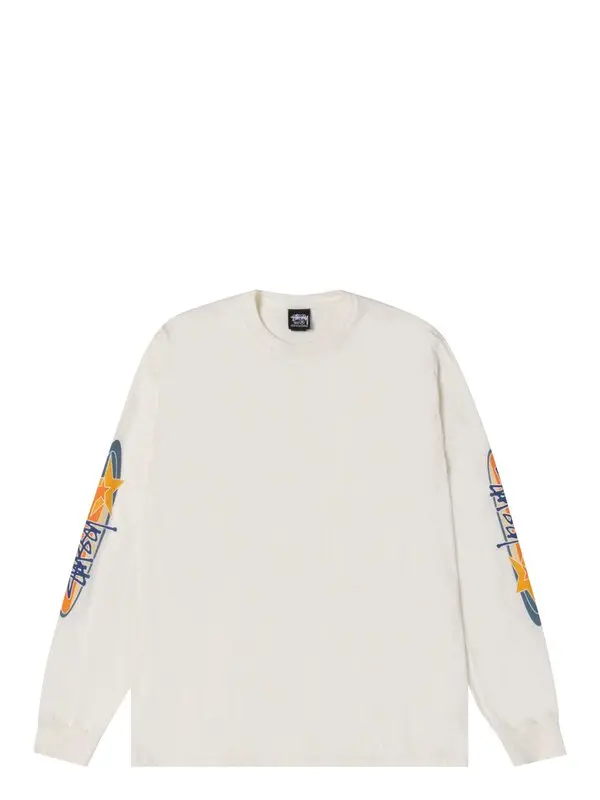 StÜssy Two Star Long-sleeve Tee - Cream